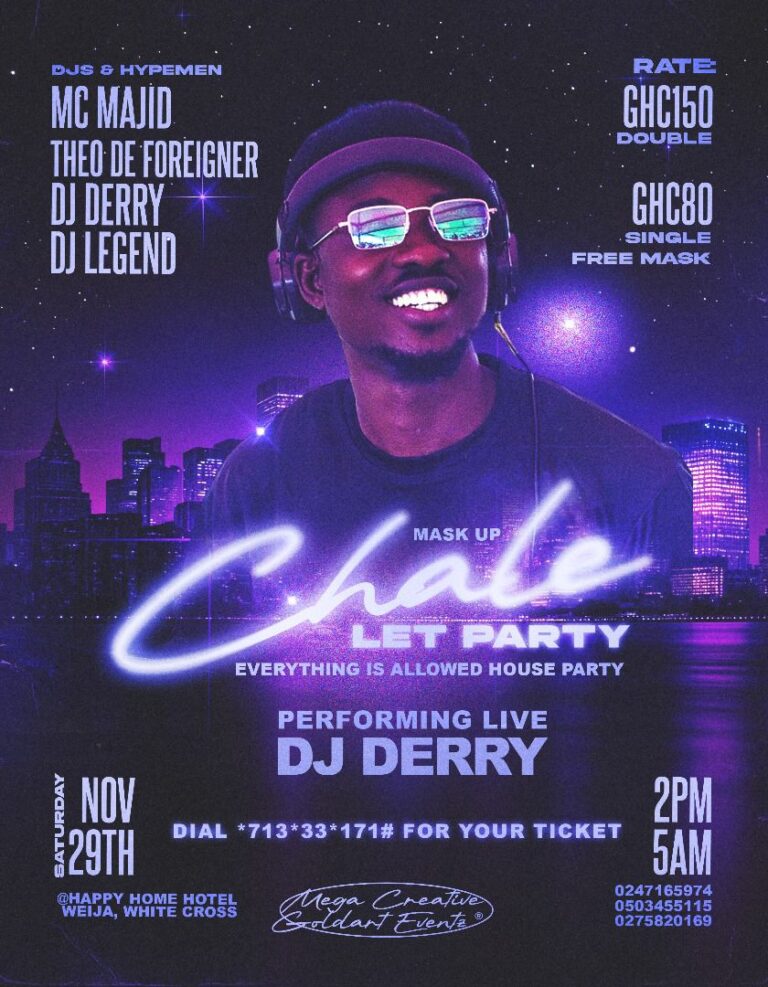 Mega Creatives to host saucy Chale Let's Party event to close out November - The Brew Show